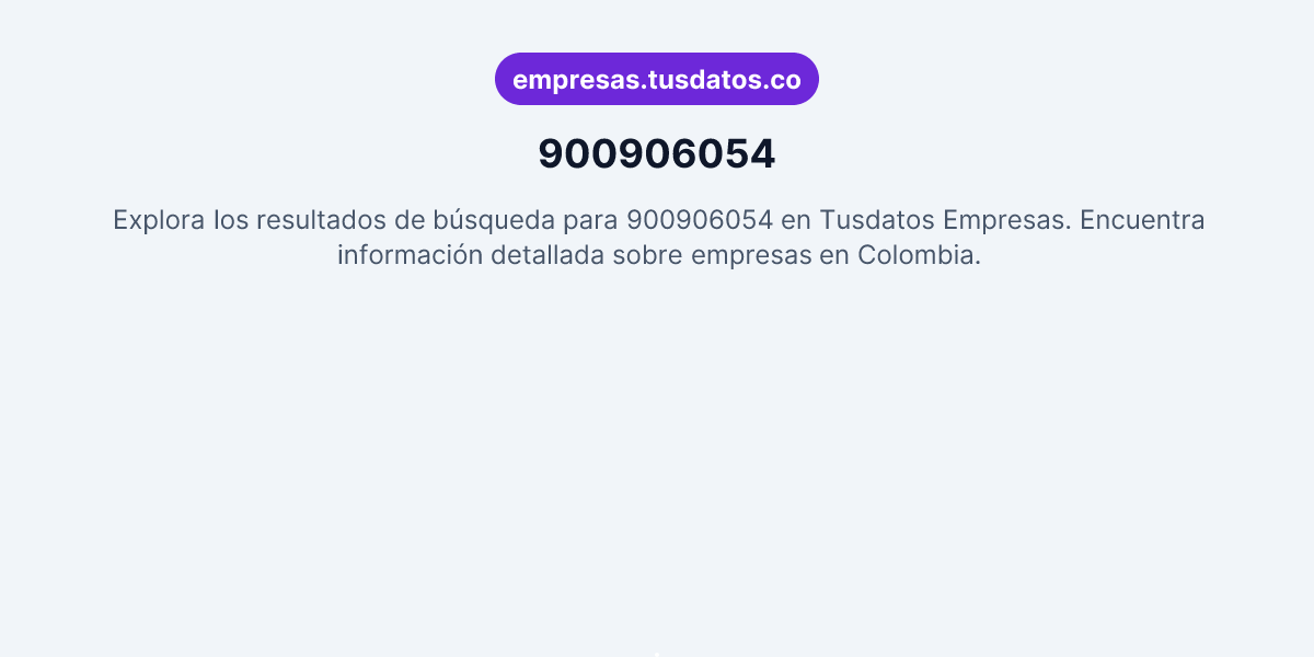 ANDINA DNA SAS | 900906054 | Tusdatos Empresas